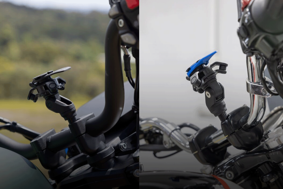 Quad Lock’s NEW Handlebar Clamp Motorcycle Mount - Quad Lock® Canada ...