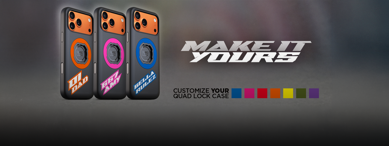 Design Your Own Phone Case with Quad Lock: Custom Cases Now Available ...